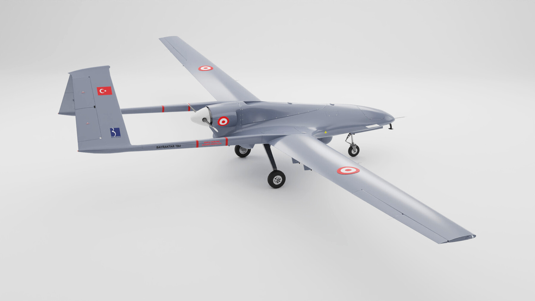 ArtStation - Bayraktar TB2 Drone 3D Model | Resources