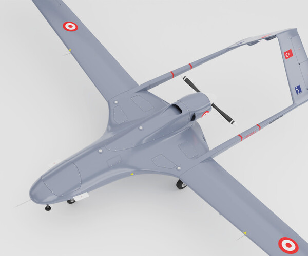 ArtStation - Bayraktar TB2 Drone 3D Model | Resources