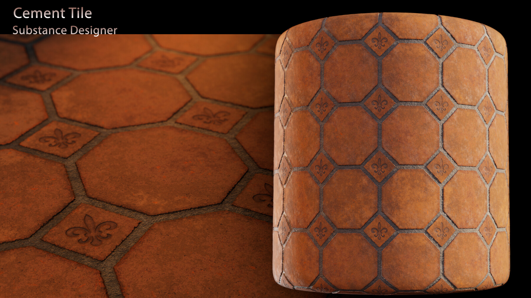 ArtStation - Cement Tile | Game Assets