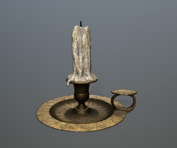 ArtStation - Candlestick | Game Assets
