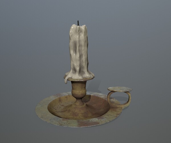 ArtStation - Candlestick | Game Assets