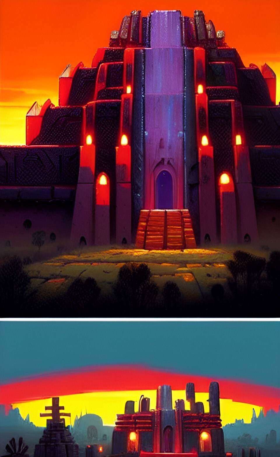 ArtStation - Aztec architecture 7900 jpg pack wombo art | Artworks