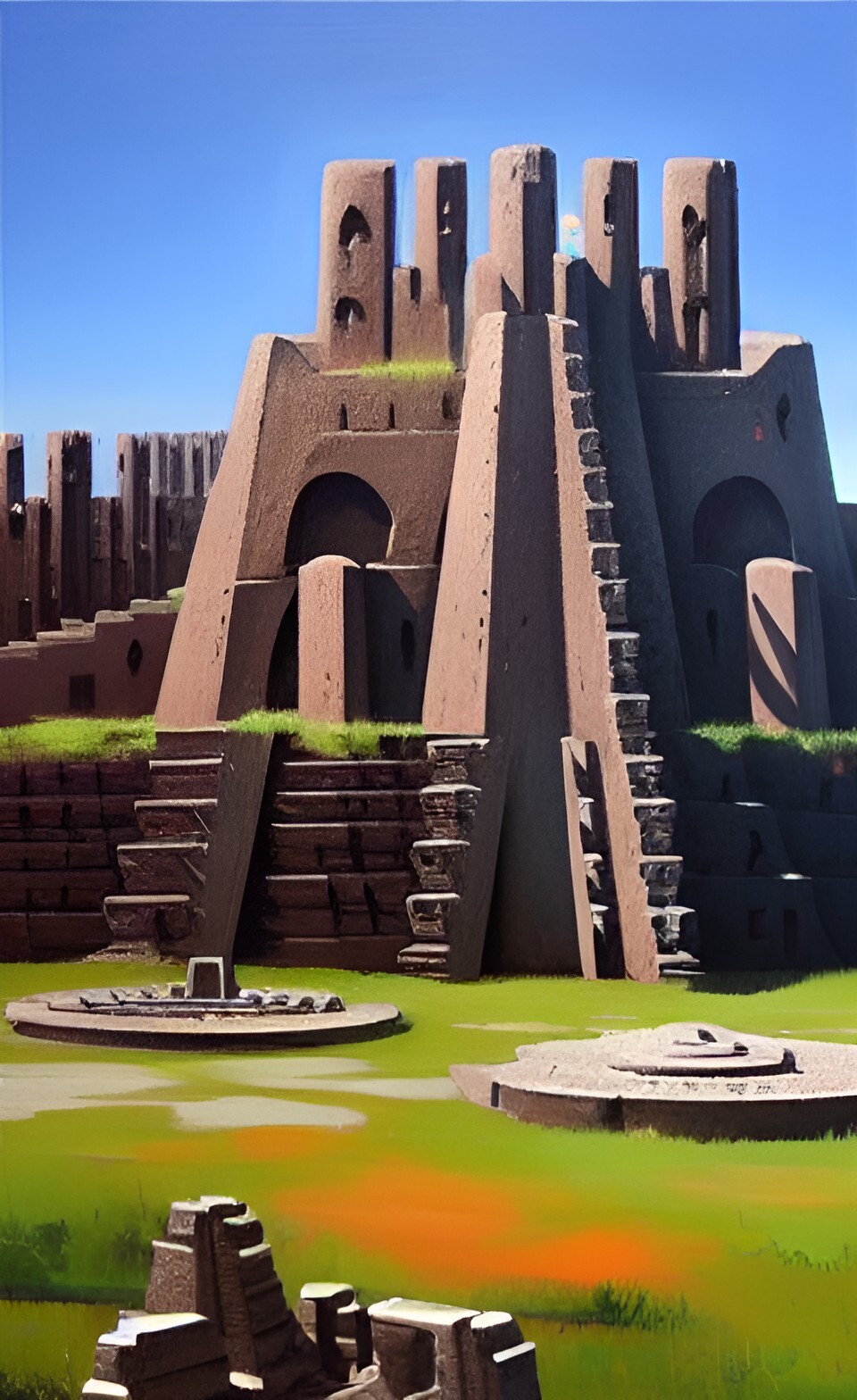 ArtStation - Aztec architecture 7900 jpg pack wombo art | Artworks