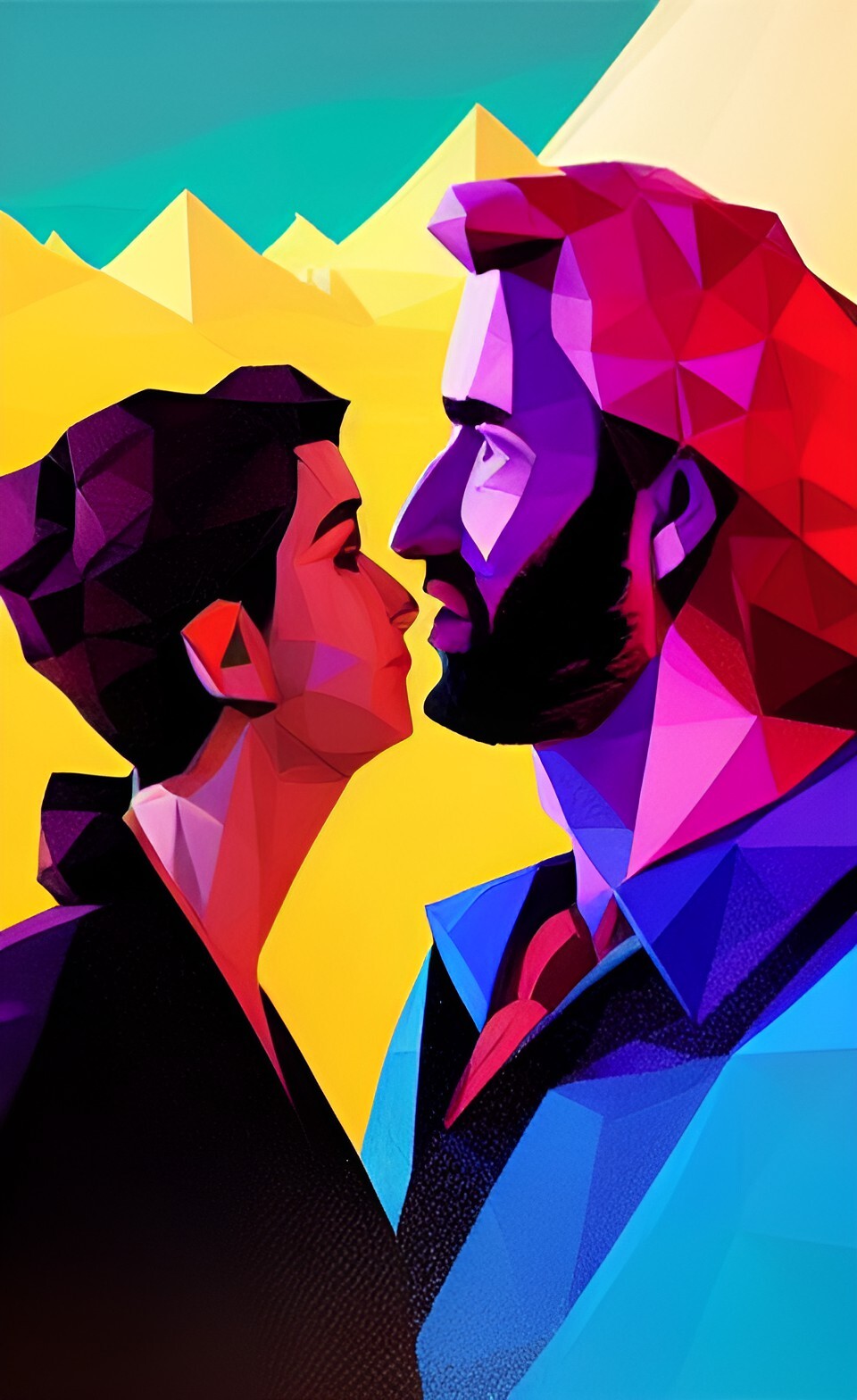 ArtStation - Two Young Women In Love 11400 jpg pack wombo art | Artworks