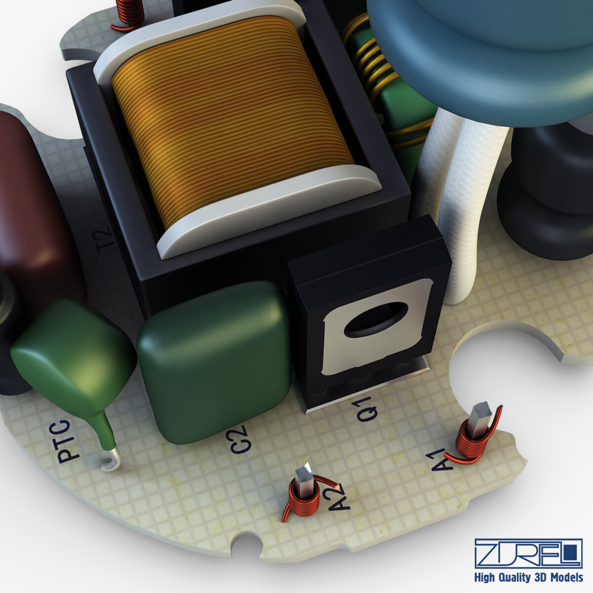 ArtStation - Circuit Board v 1 | Resources