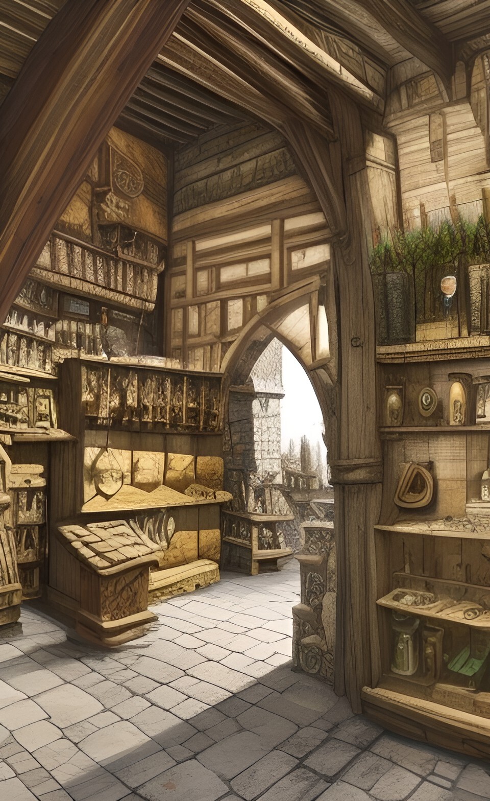 ArtStation - medieval shop 8200 jpg pack wombo art | Artworks