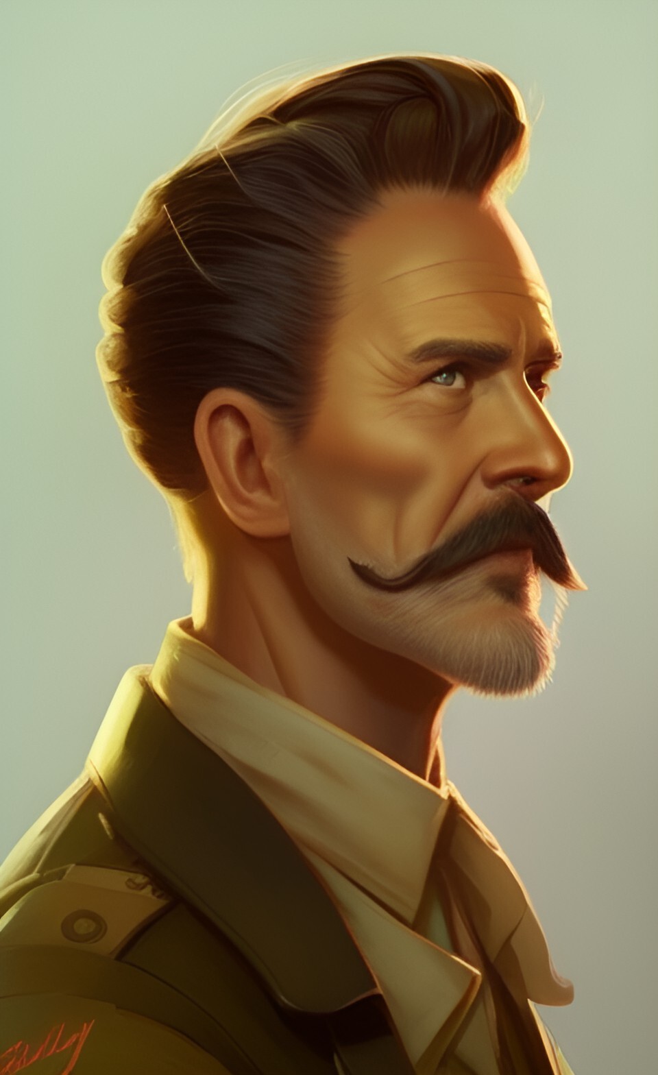 ArtStation - engineer with a thick moustache 8400 jpg pack wombo art | Artworks