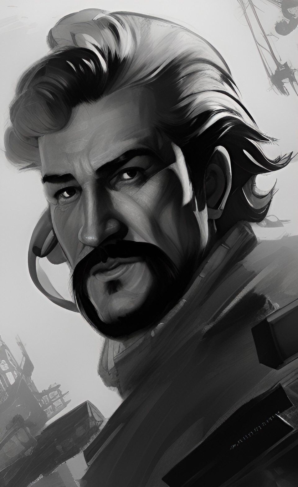 ArtStation - engineer with a thick moustache 8400 jpg pack wombo art ...