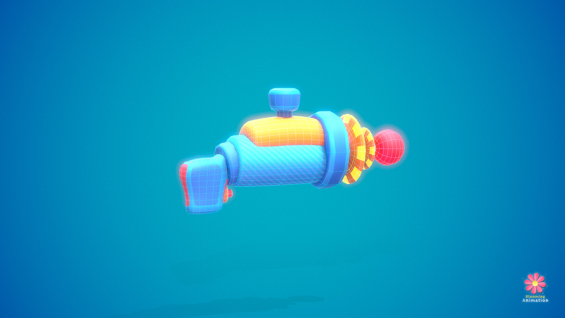 ArtStation - Stylized Laser Gun | Game Assets