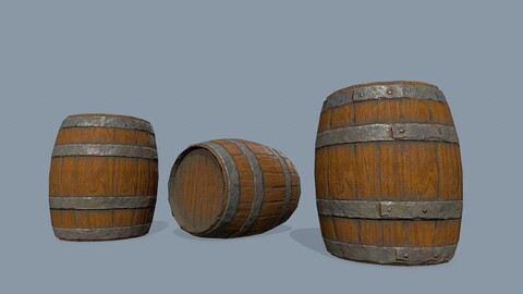 ArtStation - Barrel | Game Assets
