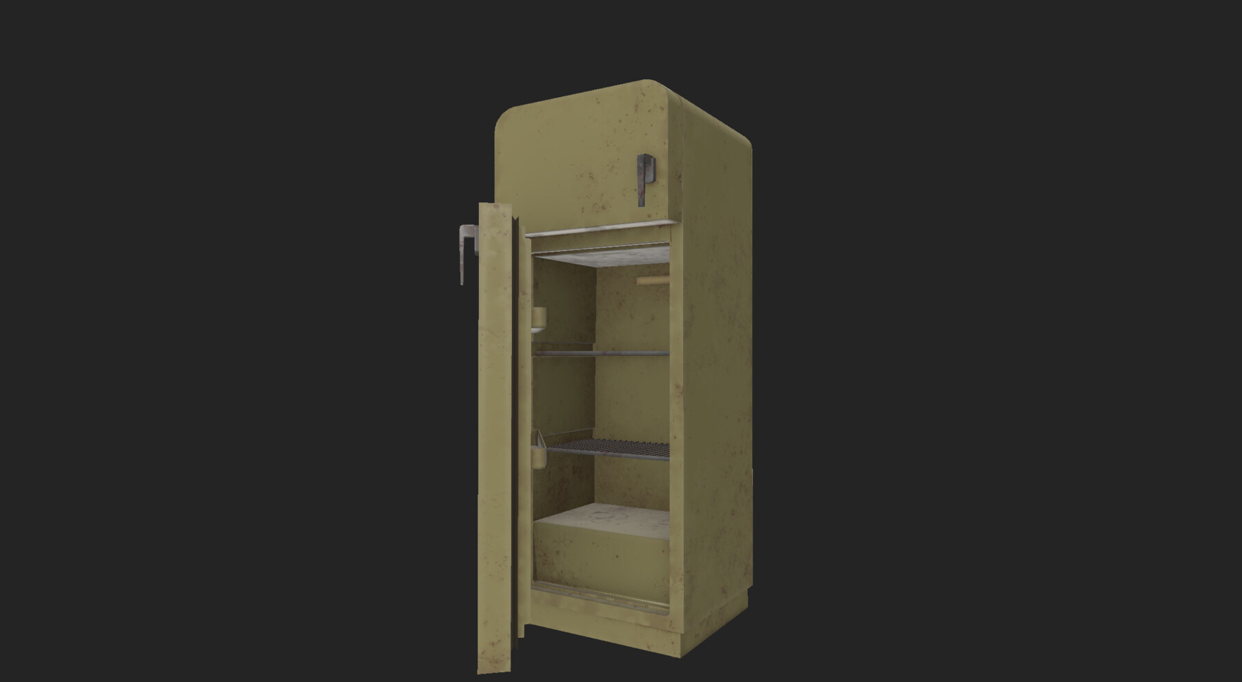 ArtStation - Game Ready Old Fridge | Game Assets