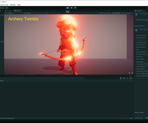 Artstation Unity Vfx Shiny Shader Effect Game Assets
