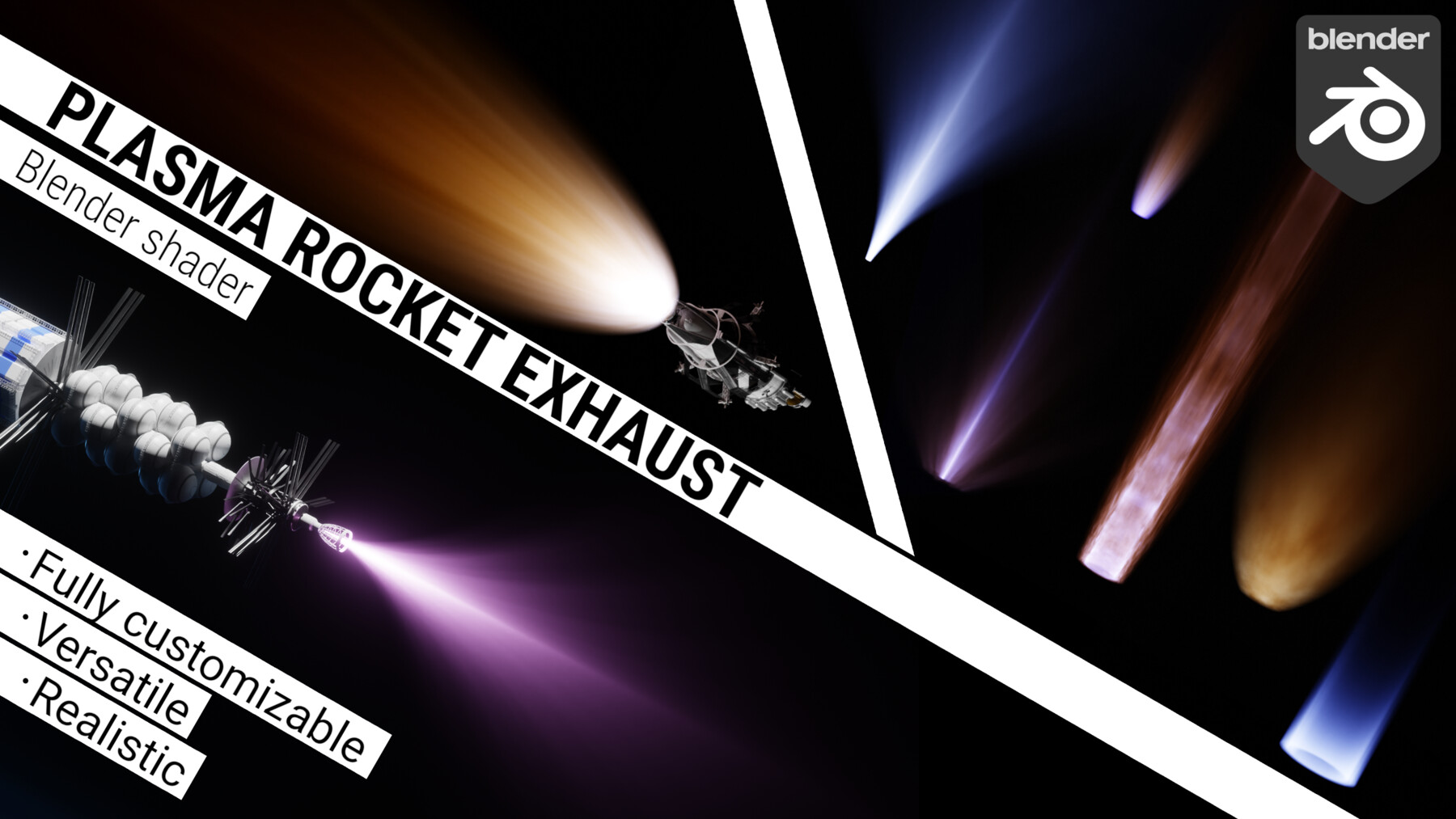 ArtStation - Rocket Exhaust Blender Shader | Resources