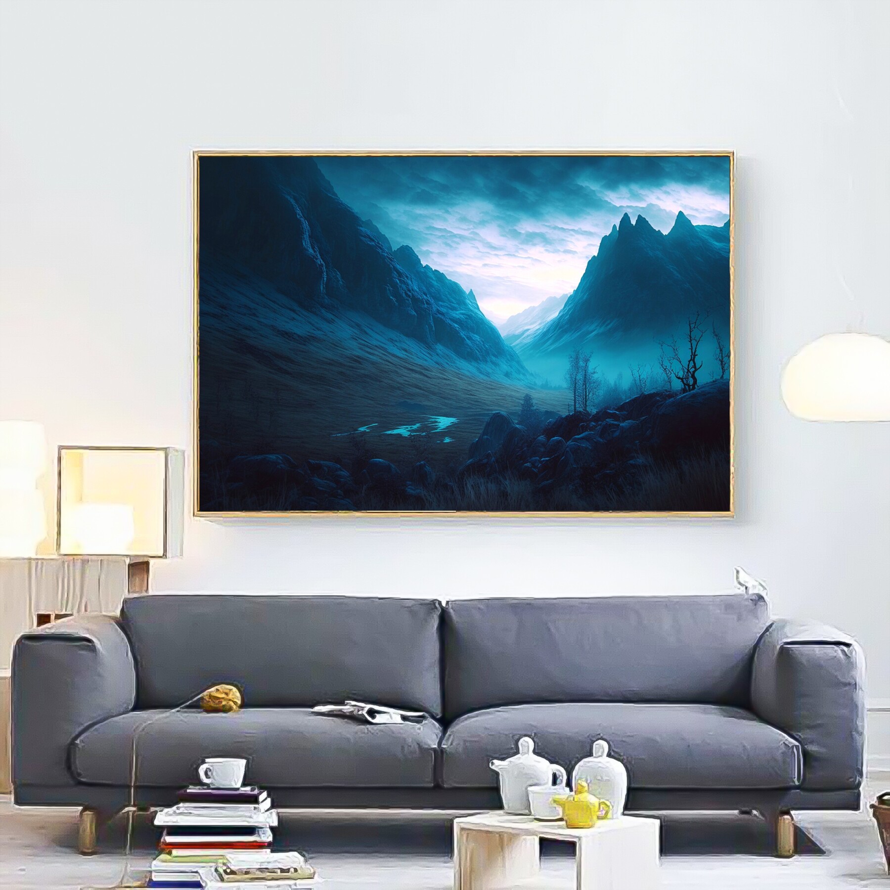 ArtStation - Dark Blue Valley | Artworks