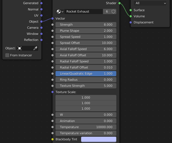 ArtStation - Rocket Exhaust Blender Shader | Resources