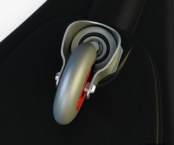 ArtStation - Razor RipStik Classic red v 1 Mid Poly | Resources