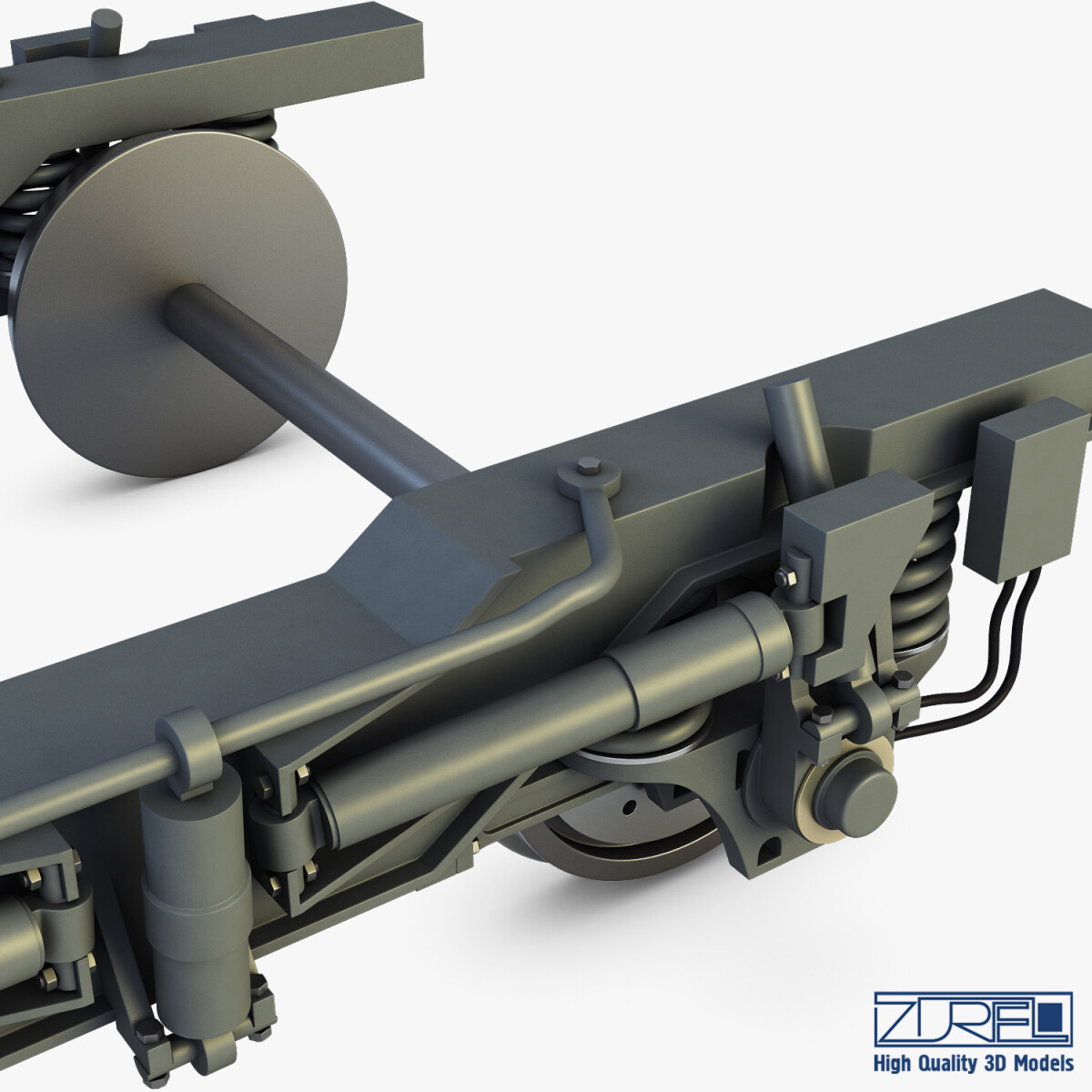 ArtStation - High Speed Train Chassis v 1 | Resources