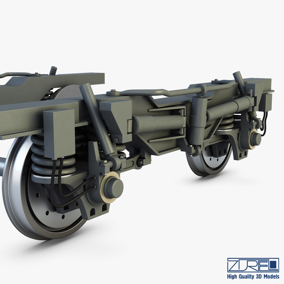 ArtStation - High Speed Train Chassis v 1 | Resources