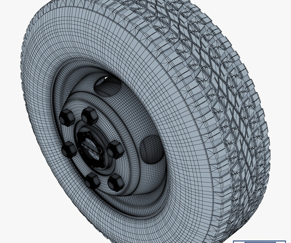 ArtStation - Truck Wheel v 1 | Resources