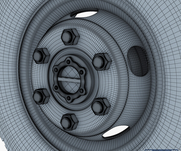 ArtStation - Truck Wheel v 1 | Resources