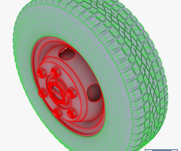ArtStation - Truck Wheel v 1 | Resources