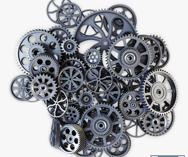 ArtStation - Pile of Scattered Gears v 1 | Resources