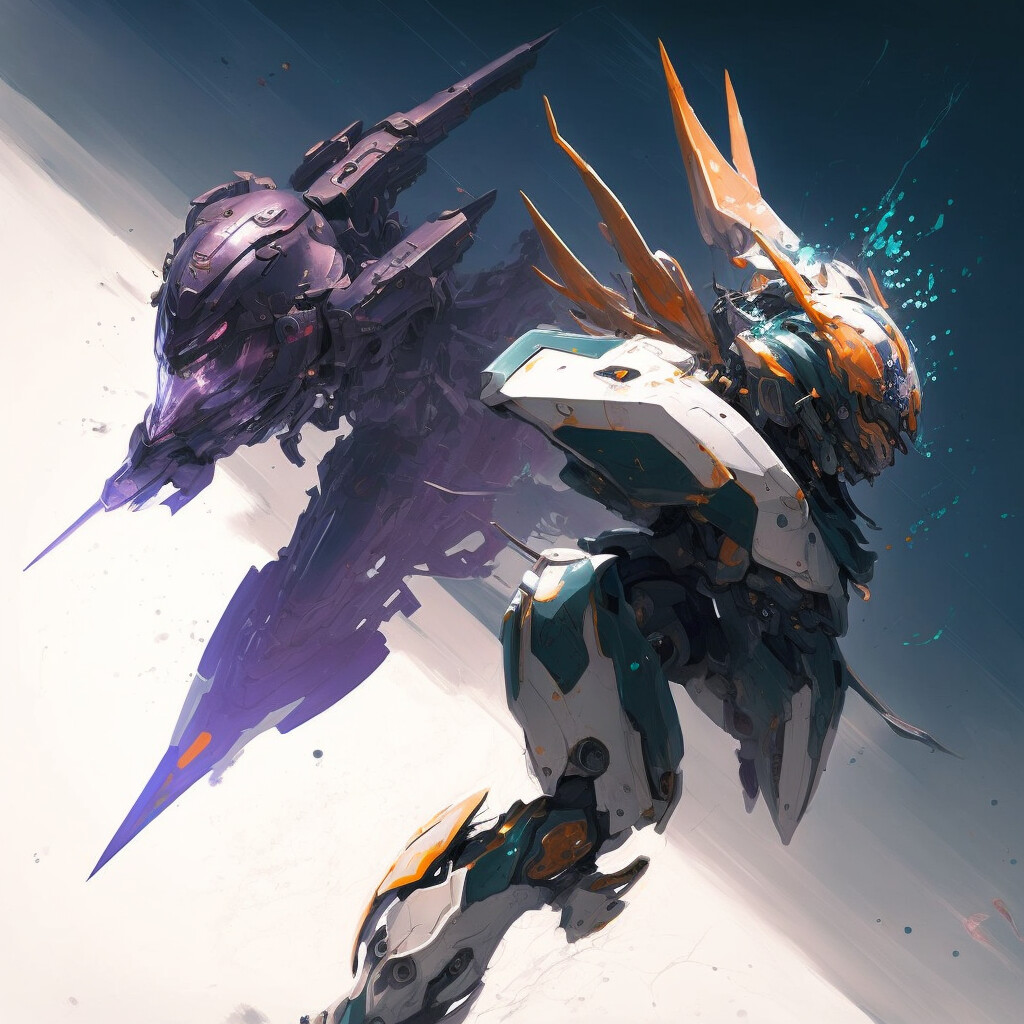 ArtStation - Mecha - Battle of Planet Xr669Lu1 | Artworks