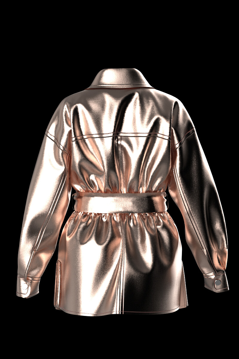 ArtStation - 3D SHINY JACKET / WOMEN | Resources