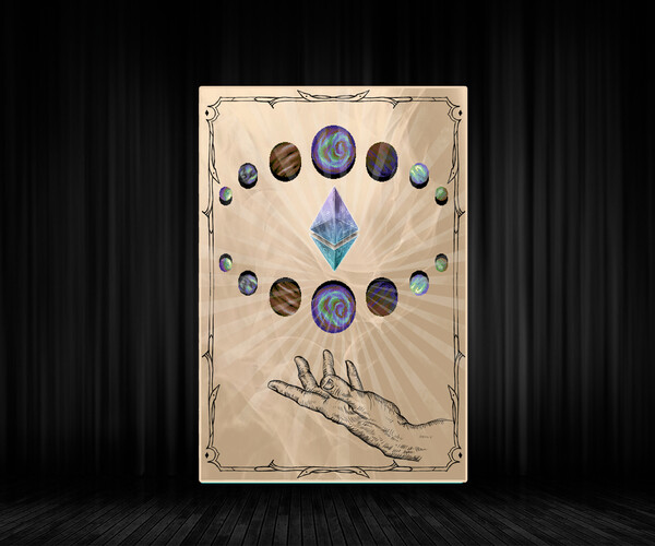 ArtStation - Photoshop 2D NFT Card design | Artworks
