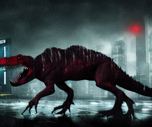 ArtStation - Escaped SCP-682 | Artworks