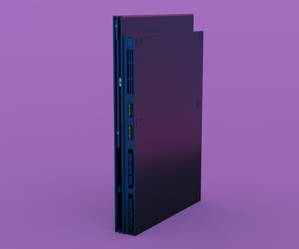 ArtStation - Sony PlayStation 2 Slim | Game Assets