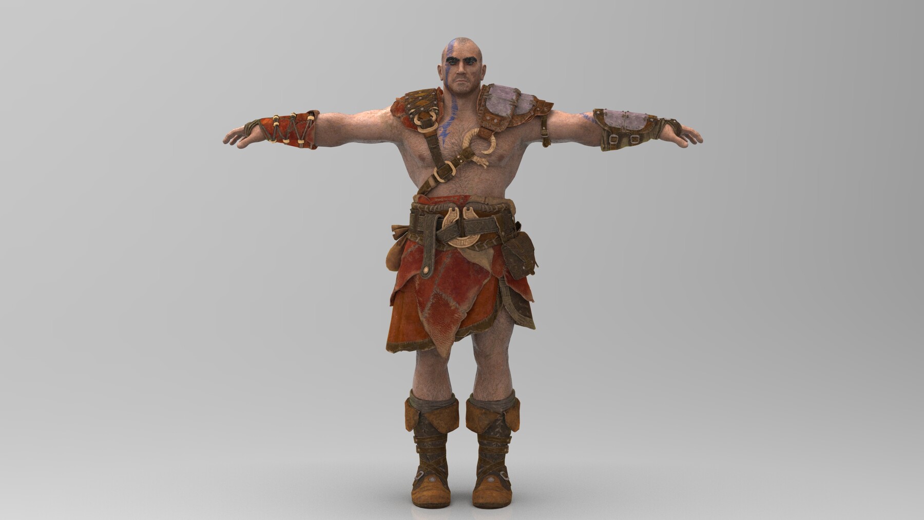 ArtStation - the Primitive Warrior | Game Assets