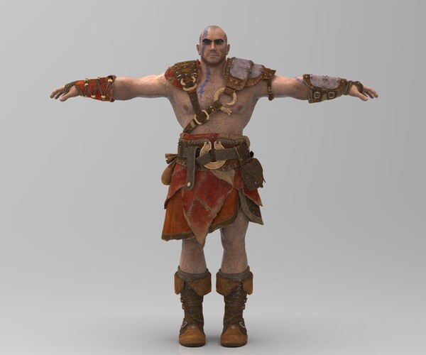 ArtStation - the Primitive Warrior | Game Assets