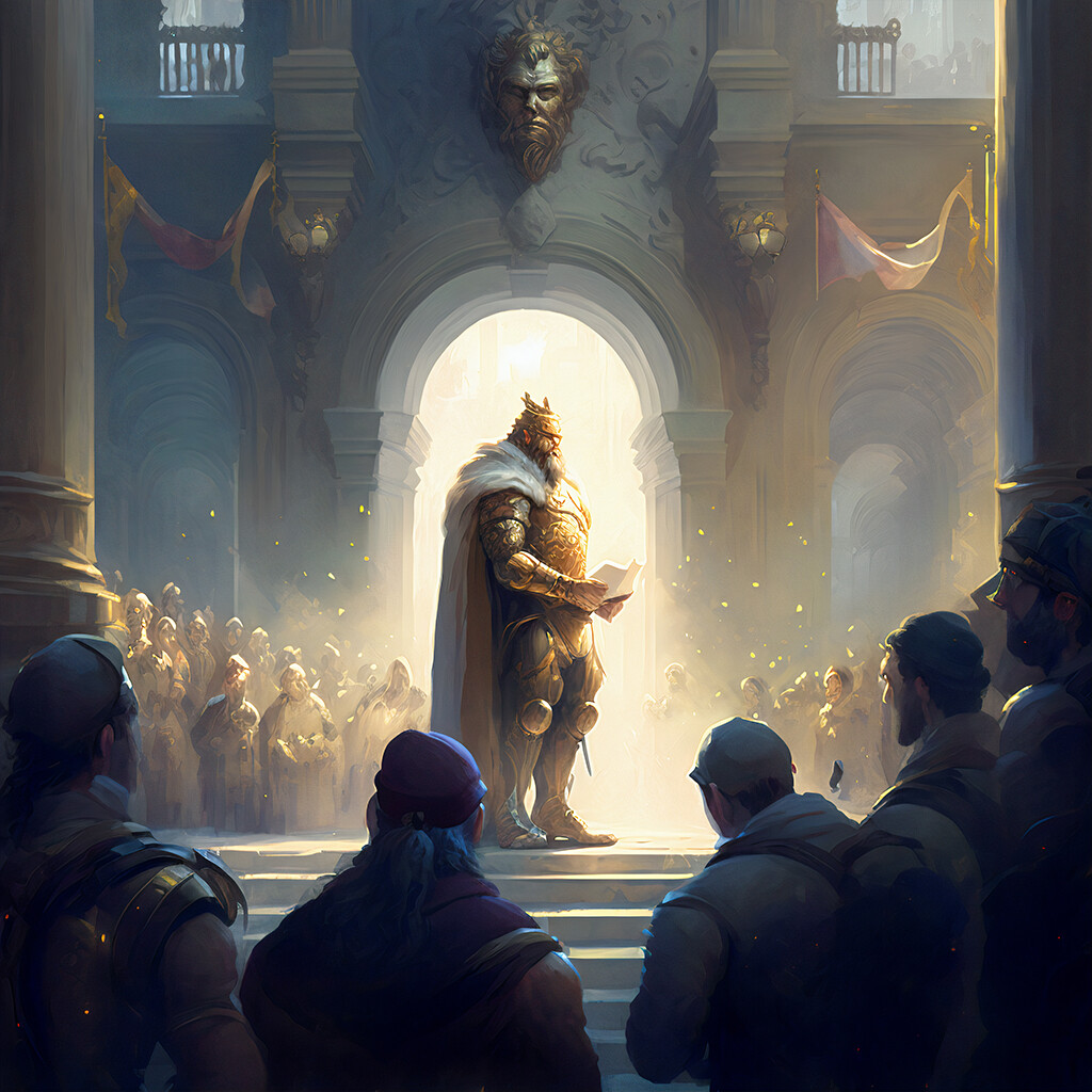 ArtStation - Regal Majesty: A Portrait of a King for His People 2 ...