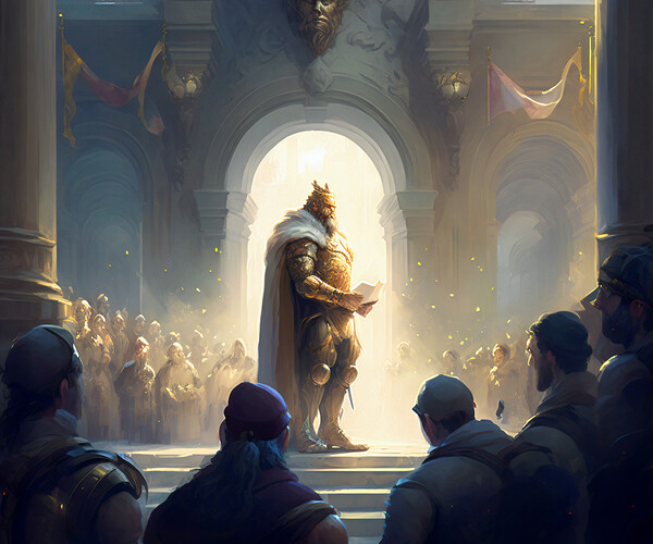 ArtStation - Regal Majesty: A Portrait of a King for His People 2 ...