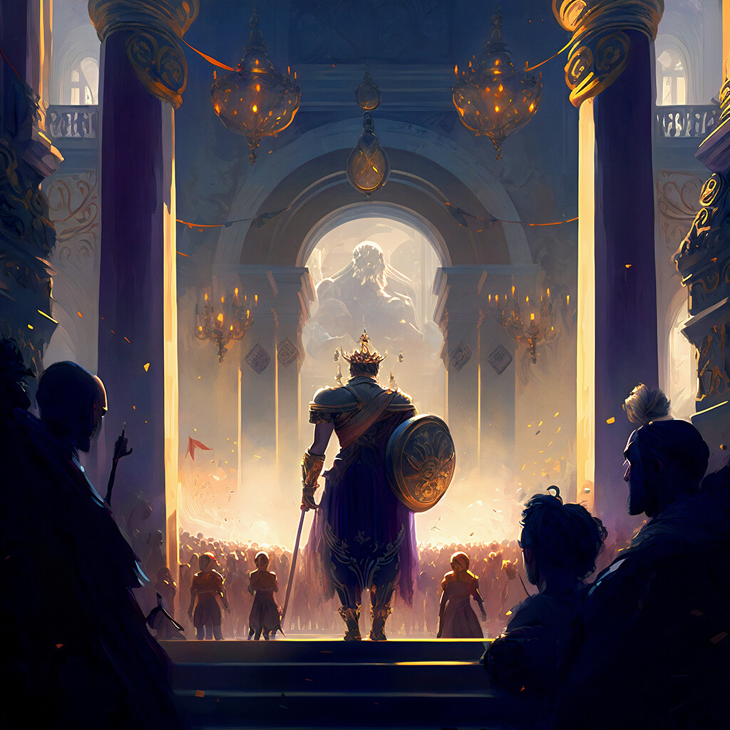 ArtStation - Regal Majesty: A Portrait of a King for His People 4 ...