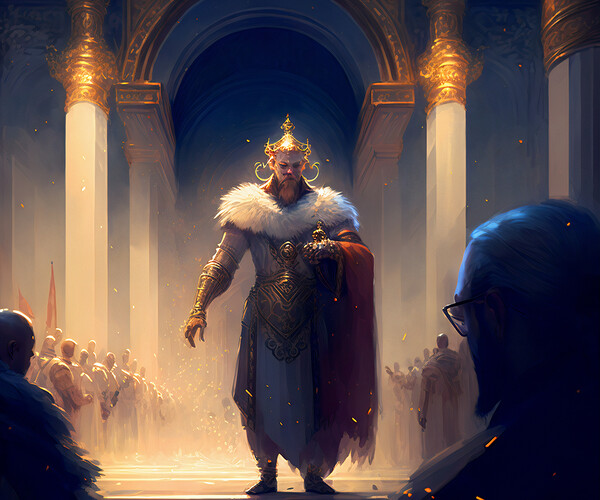 ArtStation - Regal Majesty: A Portrait of a King for His People 8 ...
