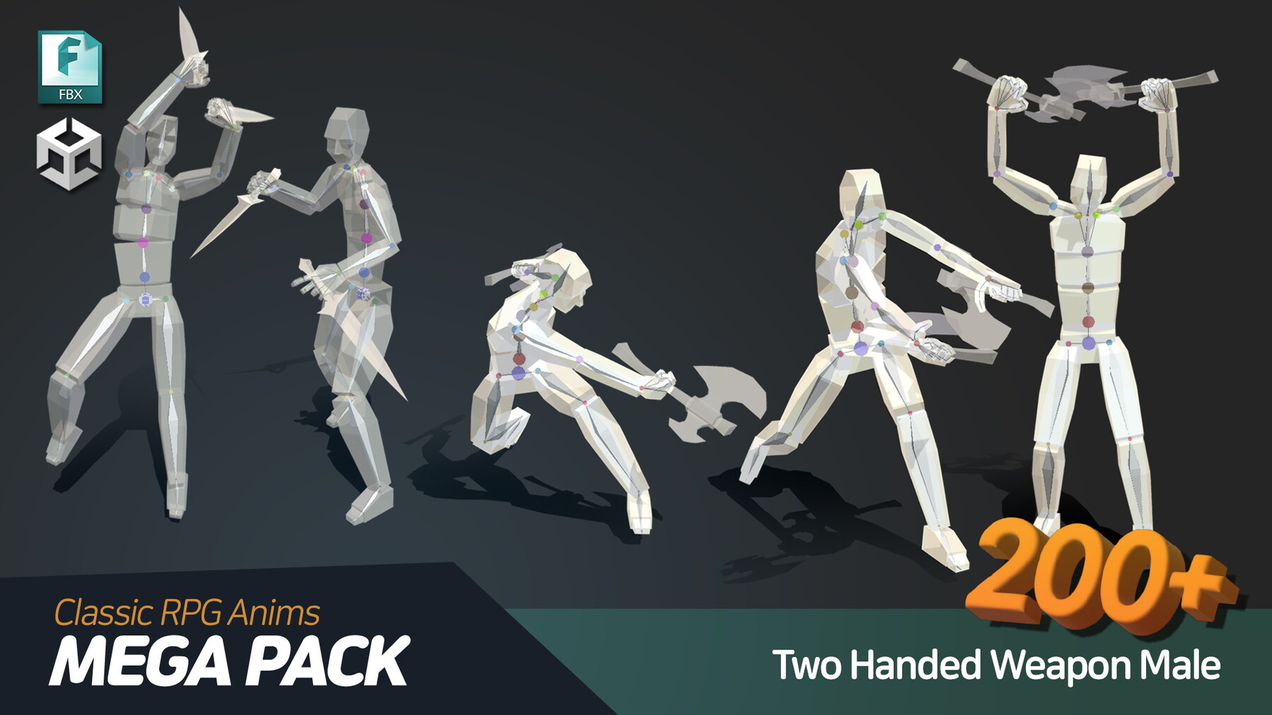 ArtStation - RPG Animation Mega Pack [Two Handed Weapon Male] | Game Assets