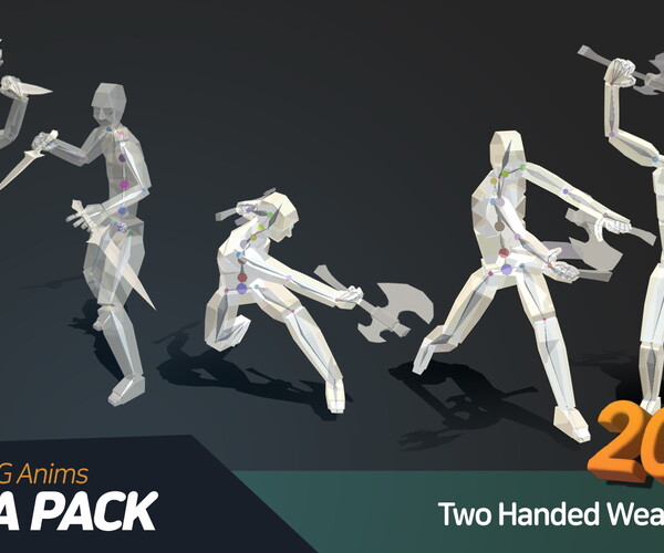 ArtStation - RPG Animation Mega Pack [Two Handed Weapon Male] | Game Assets