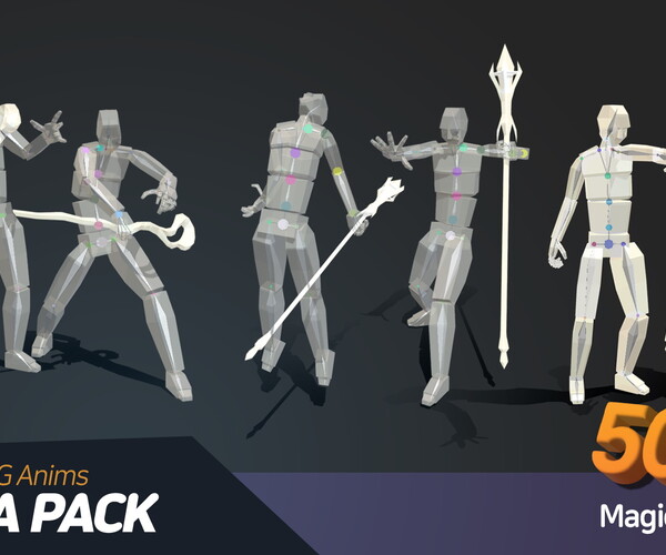 ArtStation - RPG Animation Mega Pack [Magician Male] | Game Assets