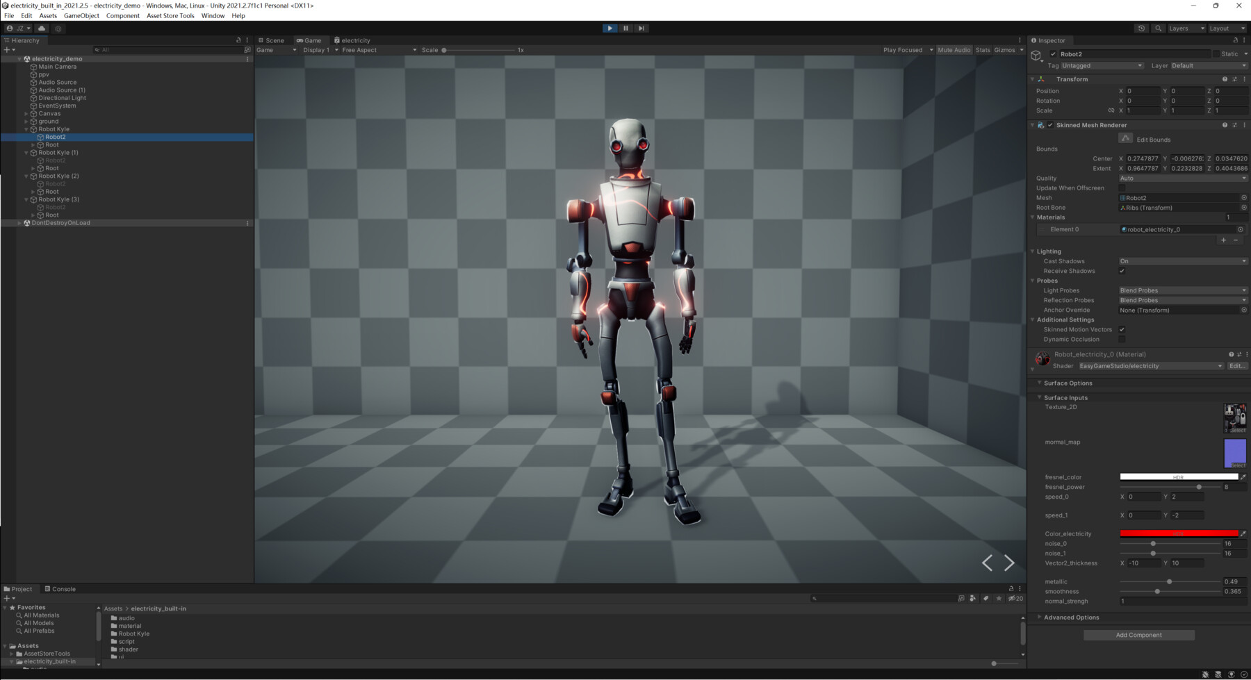 ArtStation - Unity VFX - Electricity Effect | Game Assets