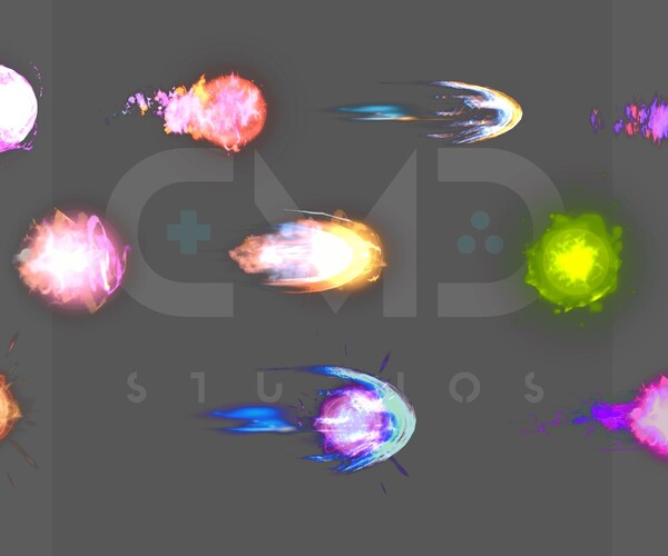 ArtStation - VFX Pack (Projectile Animations) | Game Assets