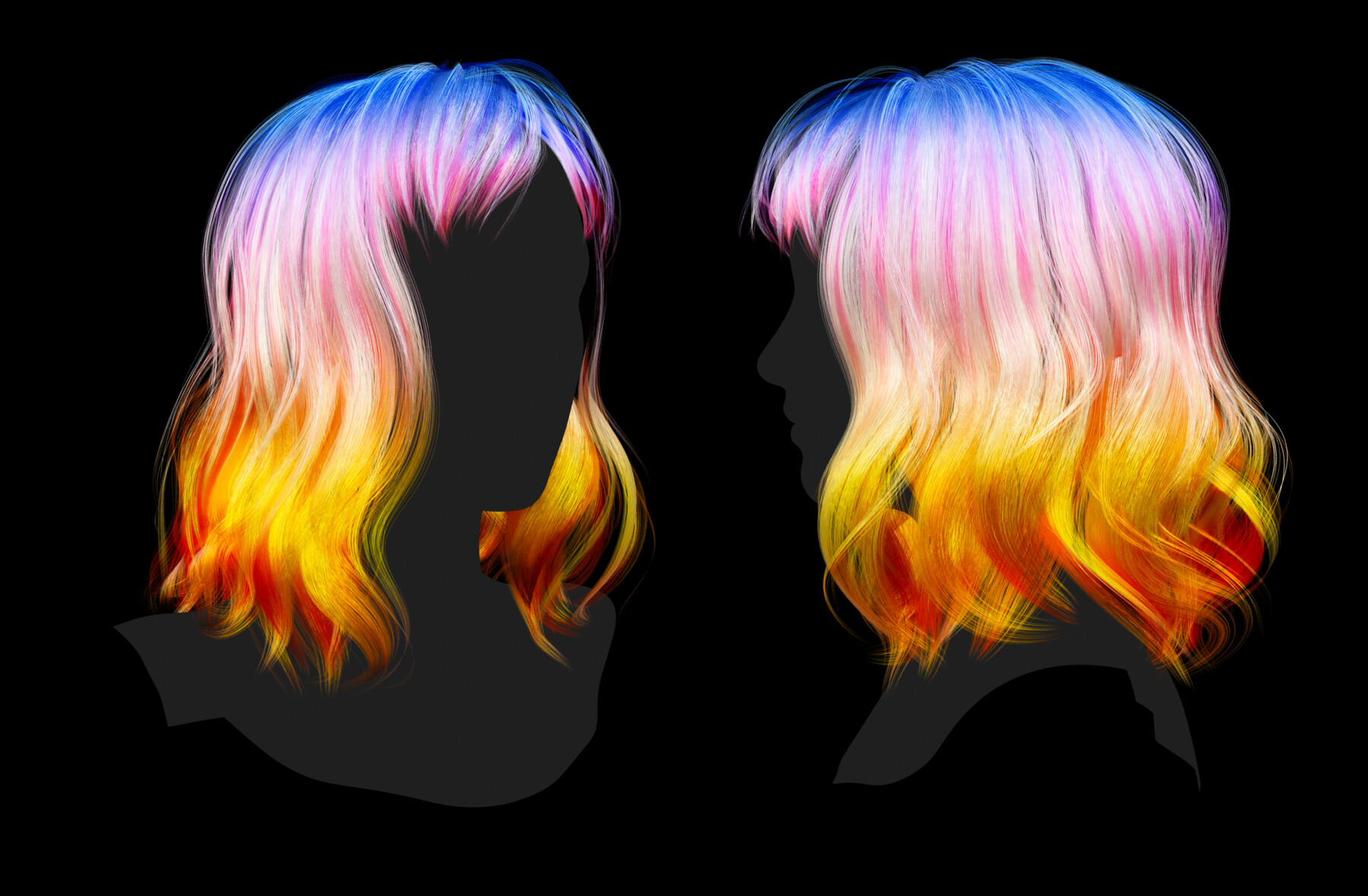 ArtStation - Custom Hair Procedural Material | Resources