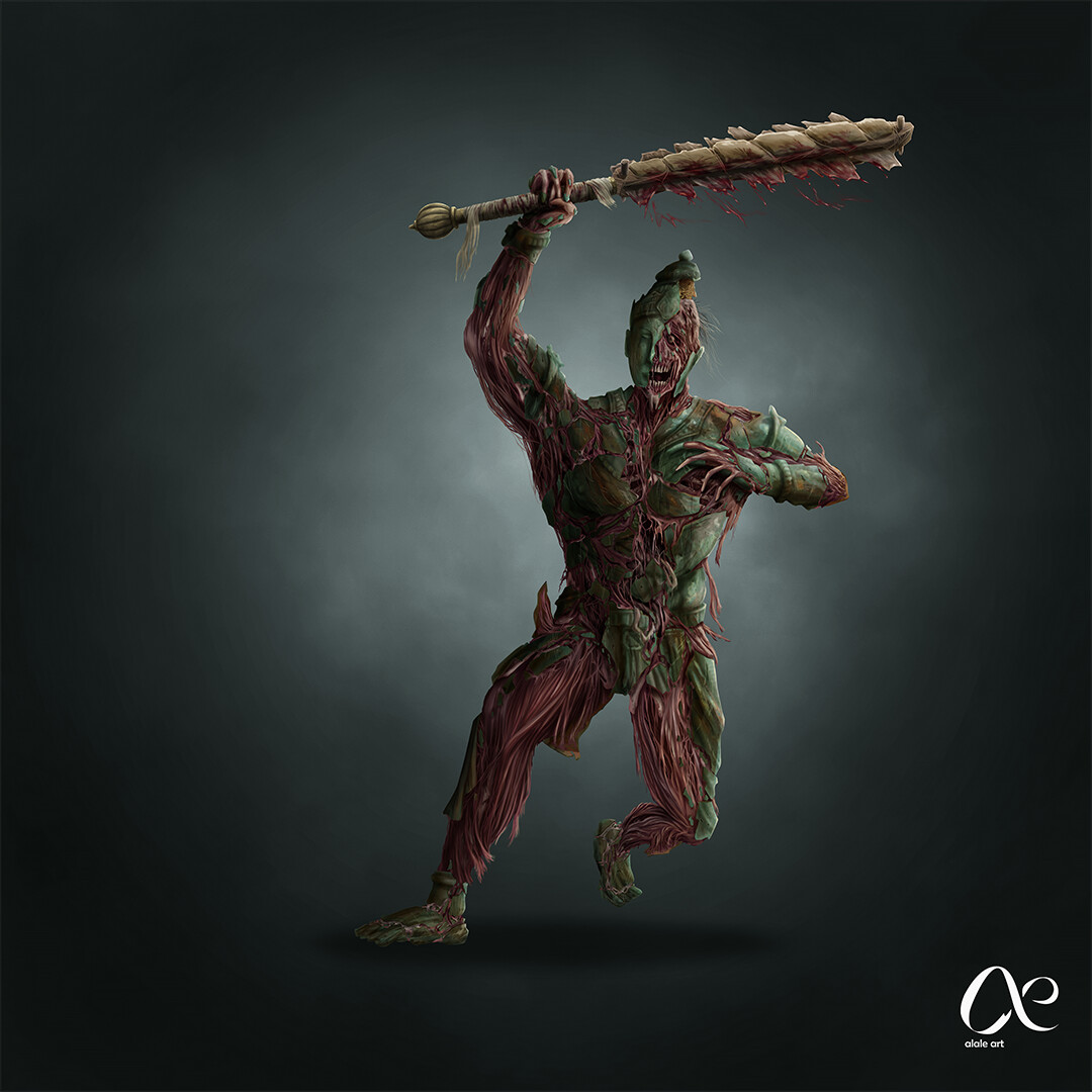 ArtStation - Green Giant Realistic Portrayal (from Timun Mas) | Artworks