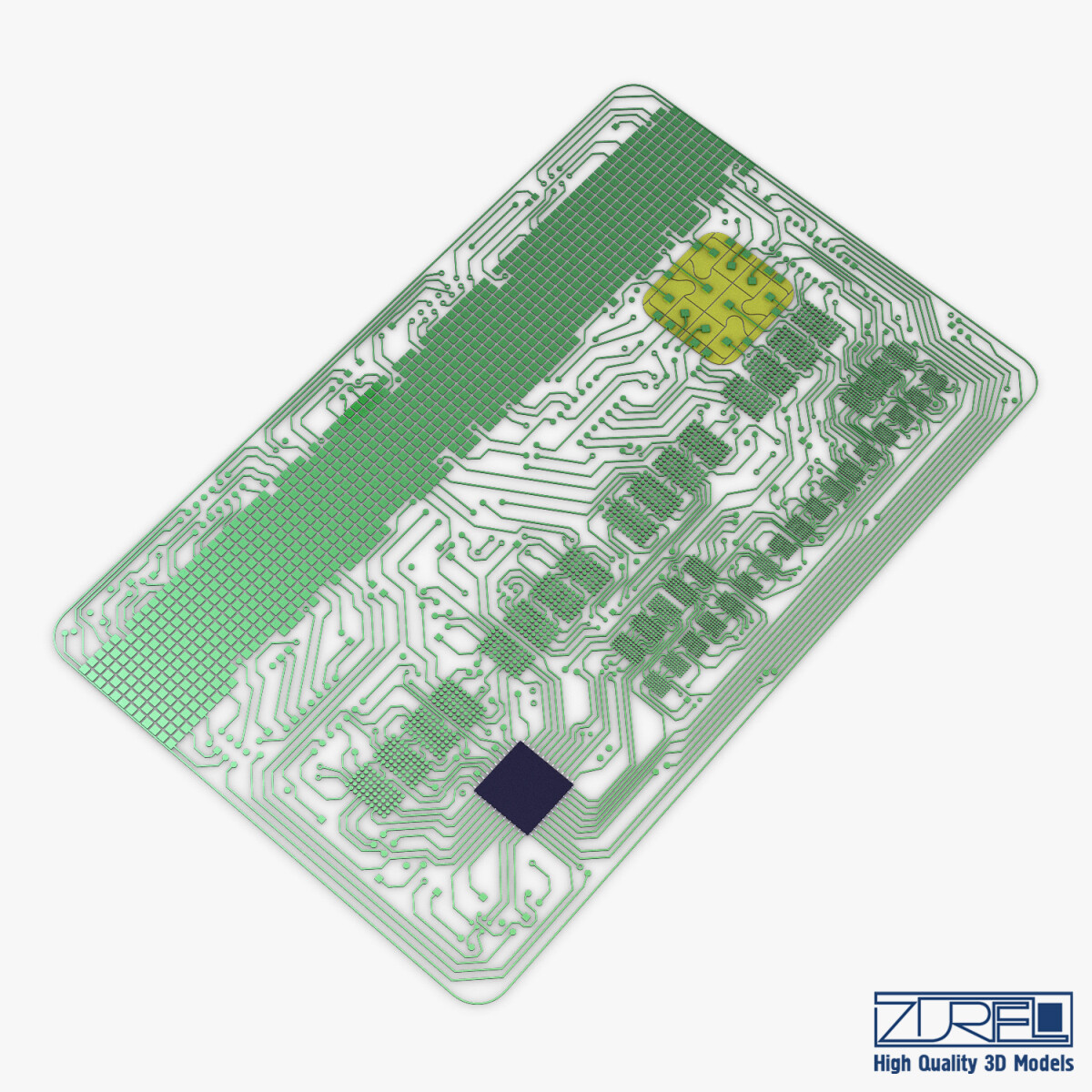 ArtStation - Electronic Circuit Bank Card v 1 | Resources