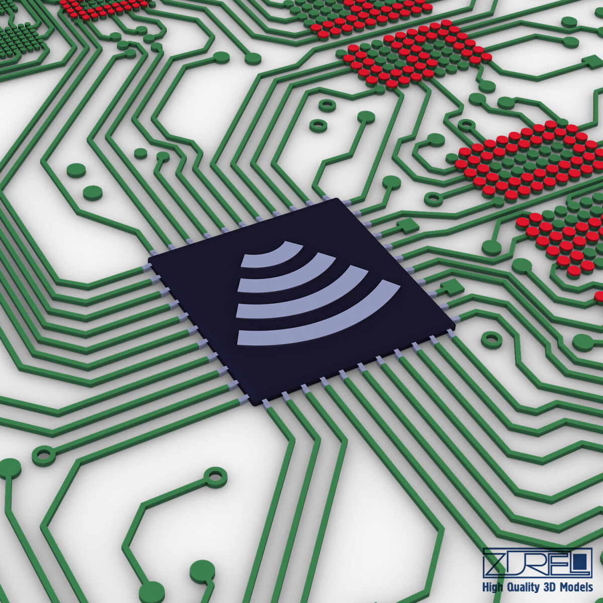 ArtStation - Electronic Circuit Bank Card v 1 | Resources