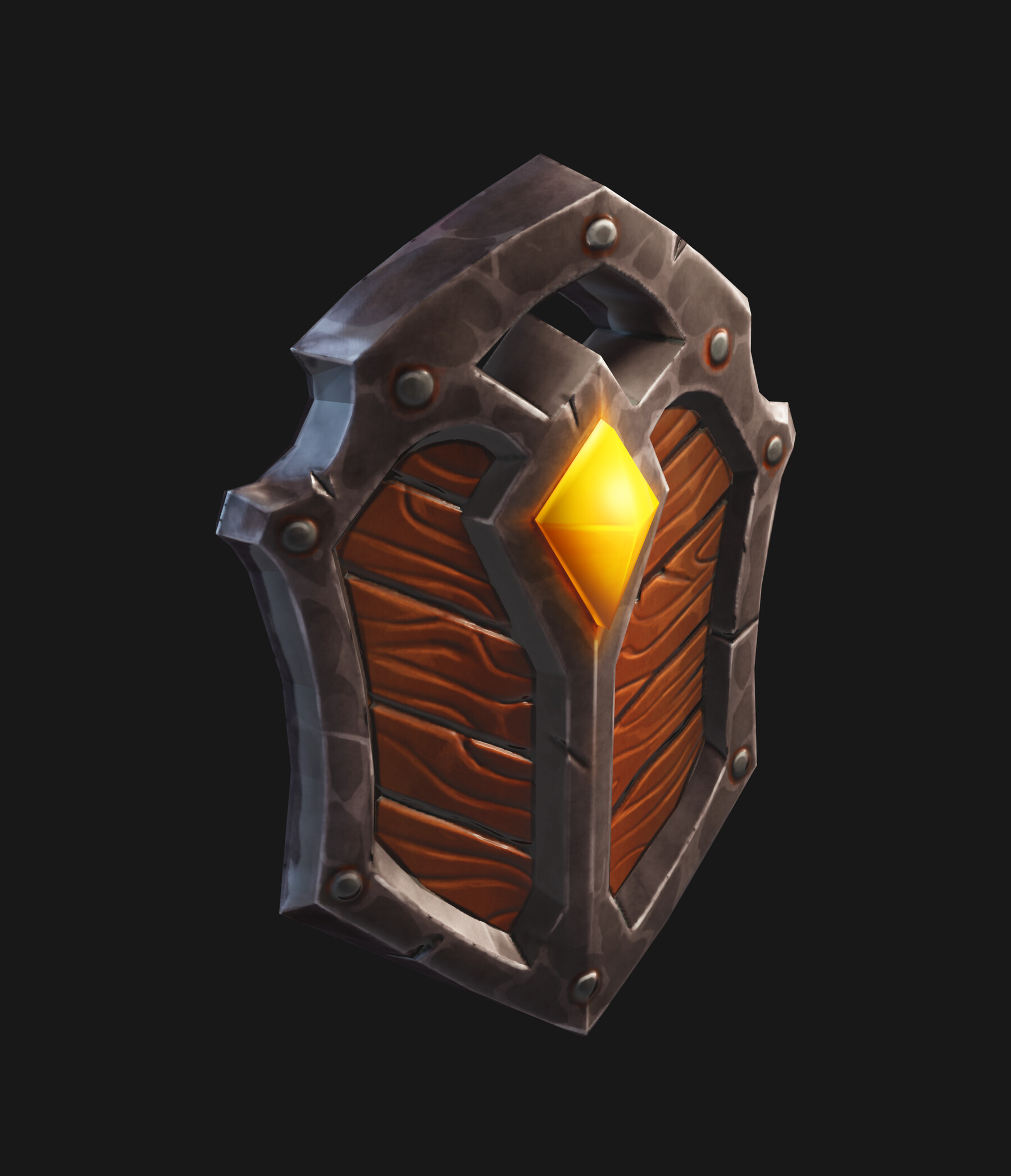 ArtStation - Stylized Shield Weapon Low Poly Game Ready | Game Assets