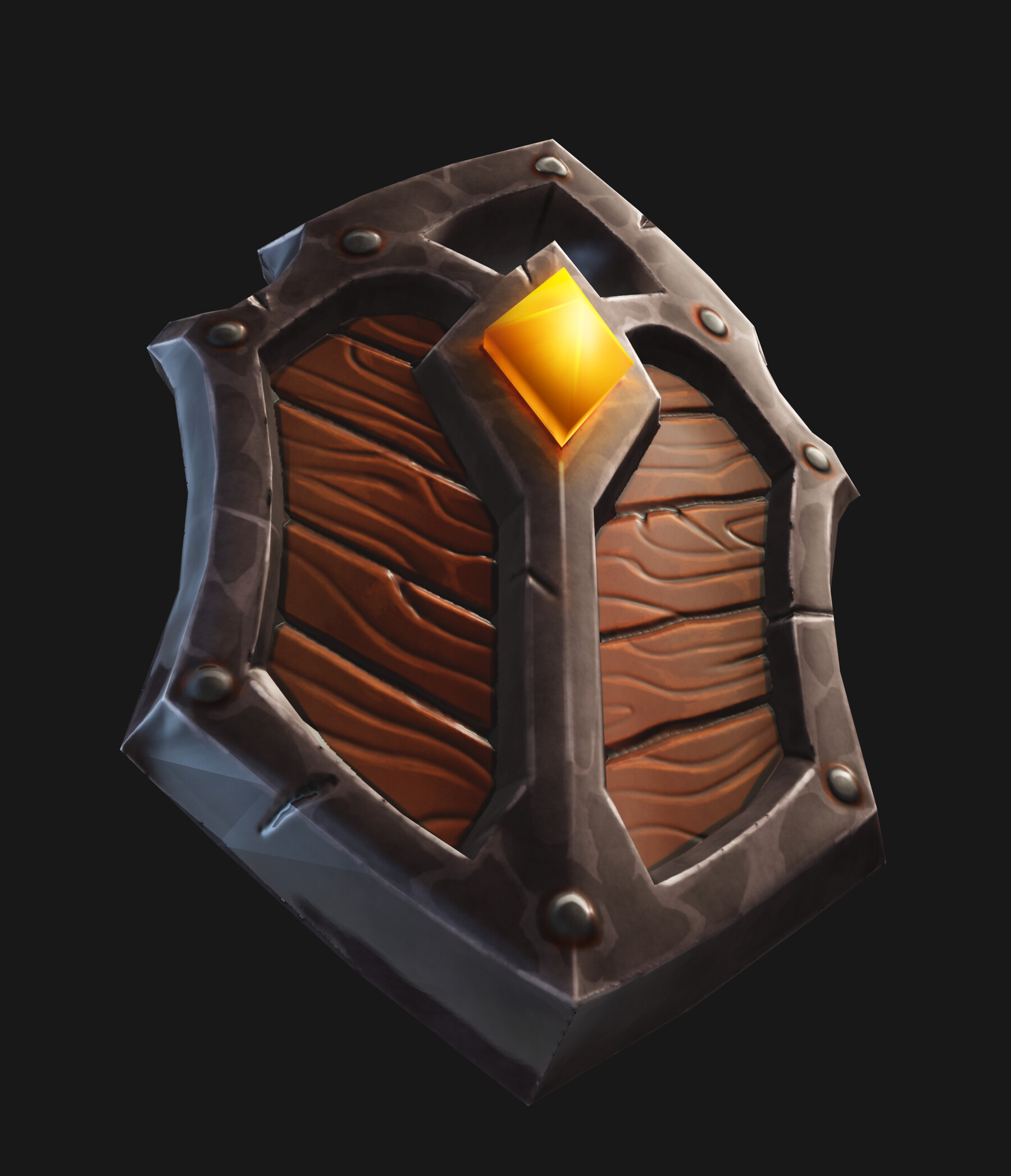 ArtStation - Stylized Shield Weapon Low Poly Game Ready | Game Assets