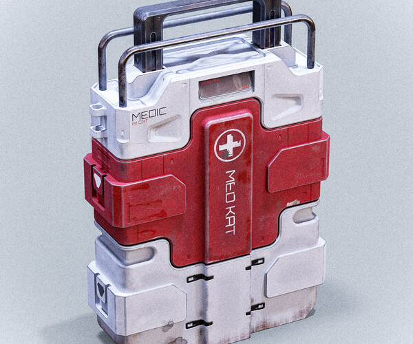 ArtStation - Sci-fi Med Kit | Game Assets