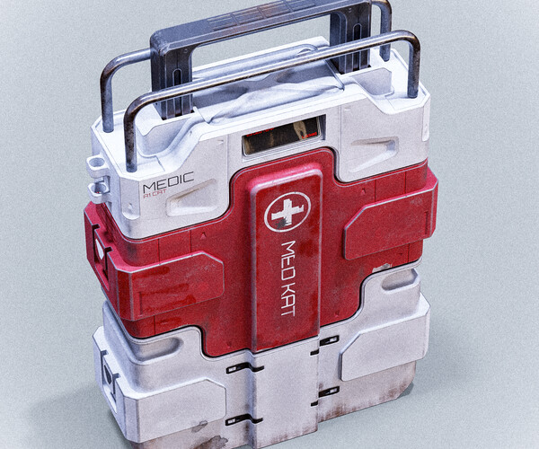 ArtStation - Sci-fi Med Kit | Game Assets
